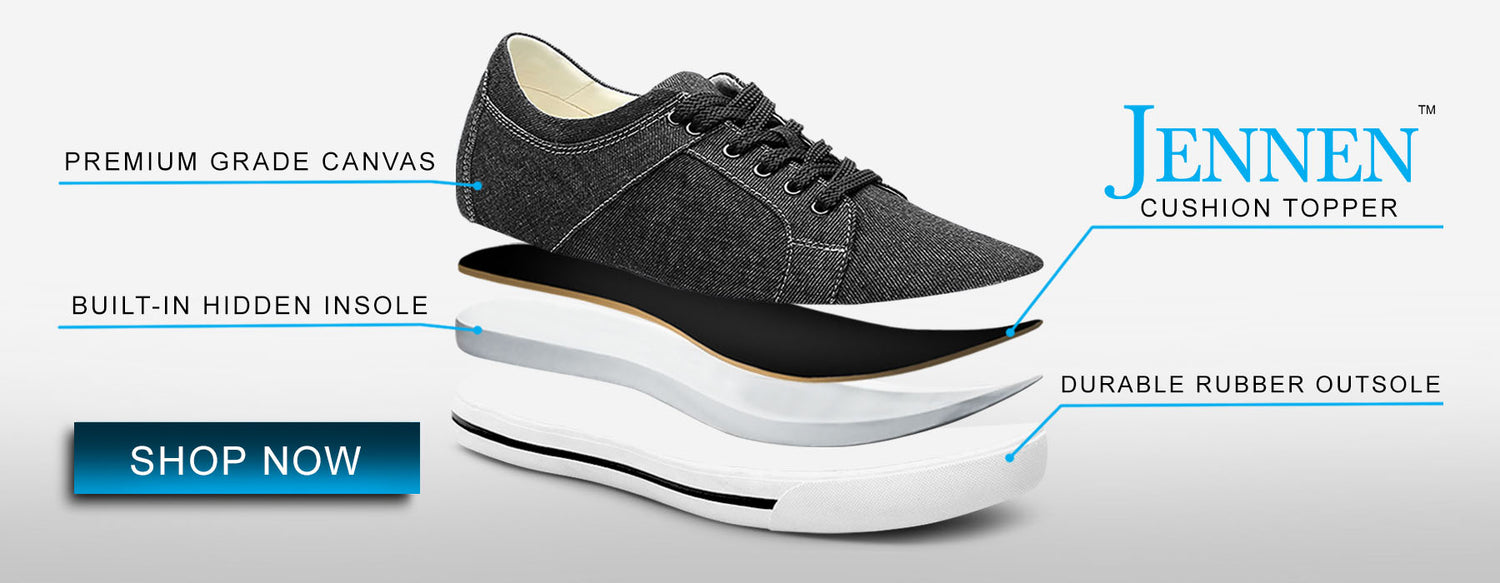 Elevator Shoes | Height Increasing Shoes Australia | Jennen Shoes